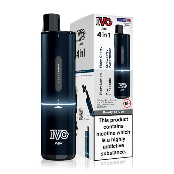 IVG Air 4in1 Rechargeable Device Black Edition | CTC Wholesalers