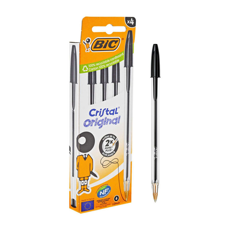 Bic Pen Black 4 pack display of 10 | CTC Wholesalers