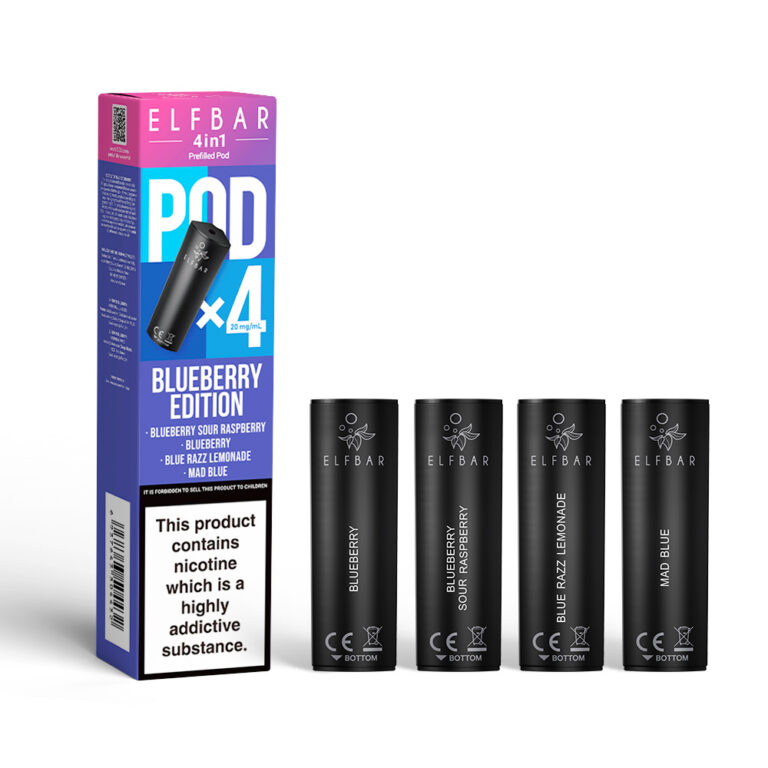 Elfbar Pods 4 in 1 Blueberry Edition - 4 Pack | CTC Wholesalers