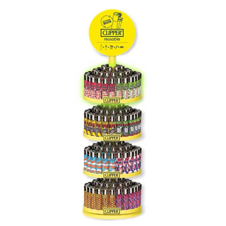 Clipper 4 Tier Carousel Counter Display, includes 144 + 48 Clipper ...