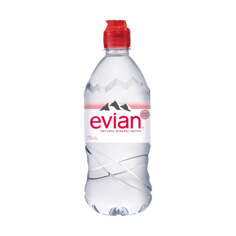 Evian Still Water Sports Cap 750ml x 12 | CTC Wholesalers
