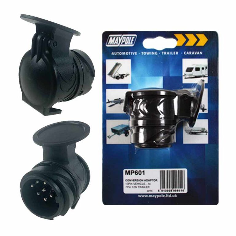 Maypole Adaptor 13 Pin Car/Vehicle To 7 Pin Caravan/Trailer | CTC ...
