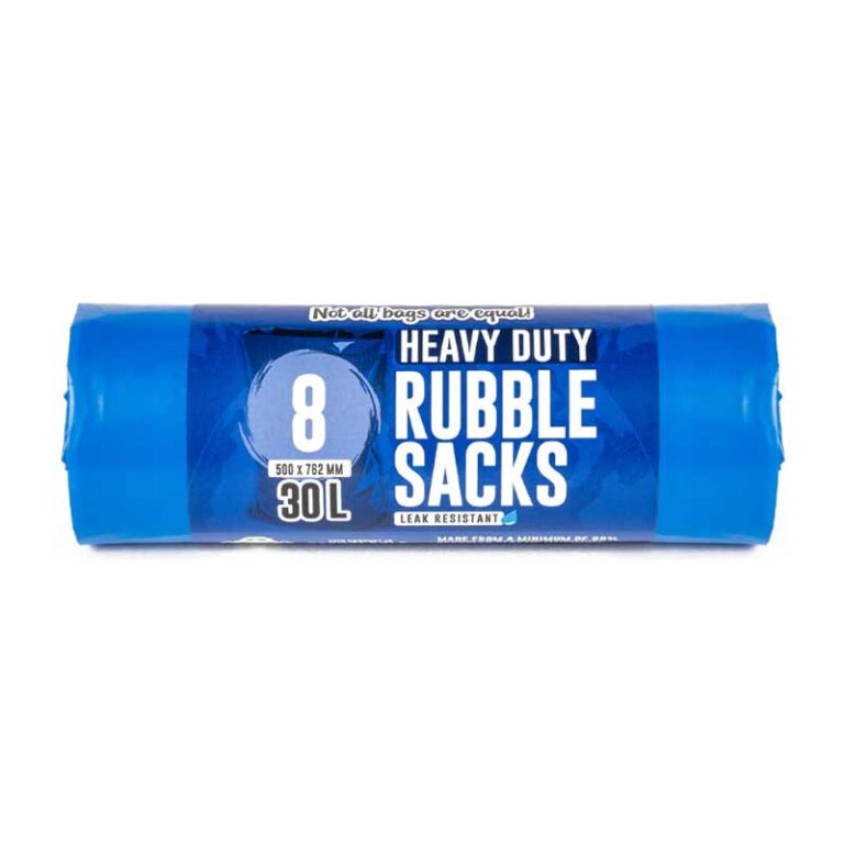 Rubble Sack Heavy Duty 30L roll of 8 x 20 | CTC Wholesalers