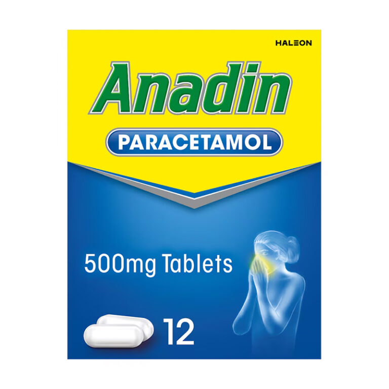 Anadin Paracetamol Tablets 12s x 12 | CTC Wholesalers