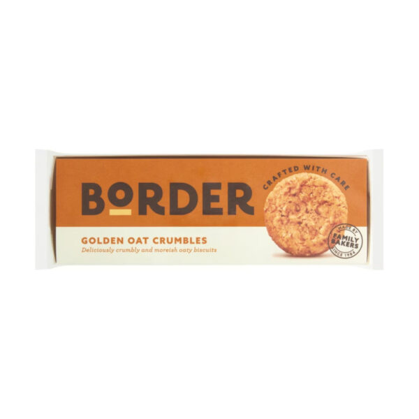 Border Biscuits Golden Oat Crumbles 145g - 0% vat x 12 | CTC Wholesalers