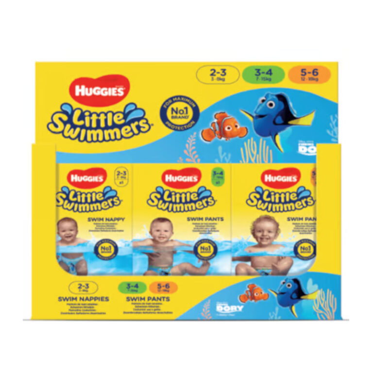 Huggies Little Swimmers Multipack 0% vat display of 36 | CTC Wholesalers