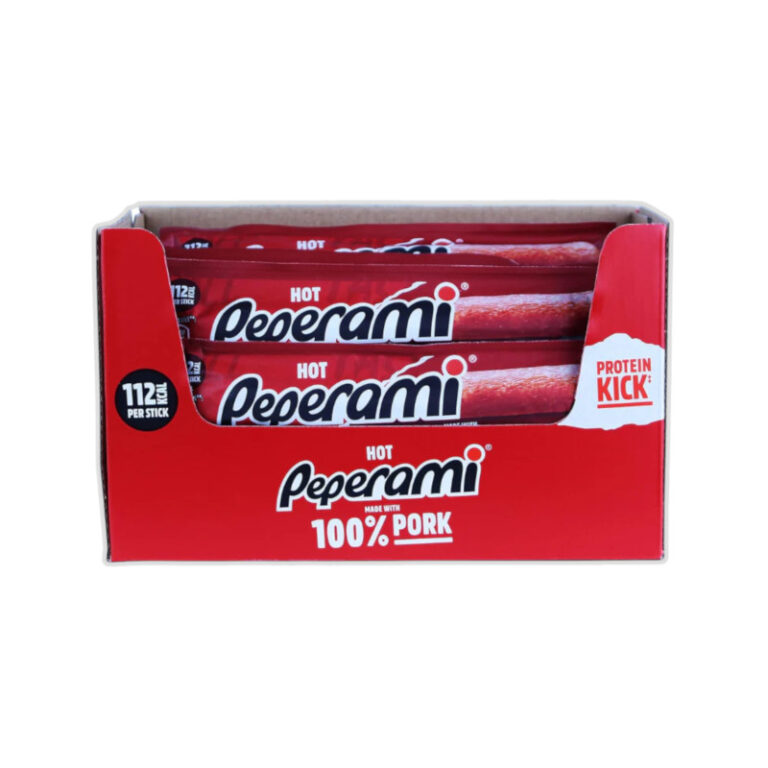 Peperami Hot PM £1.25 - 0% vat in display of 20 | CTC Wholesalers