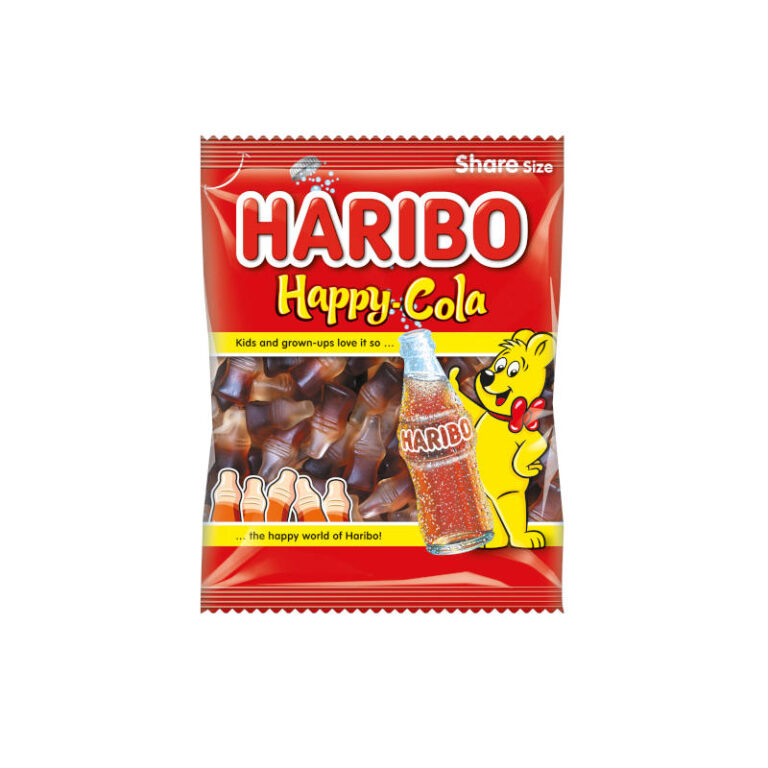 Haribo Plain Happy Cola Bottles 160g x 12 | CTC Wholesalers