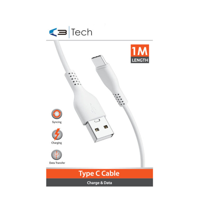 Vibe Clip Strip C3 Type C USB Cable 1 Metre x 12 | CTC Wholesalers