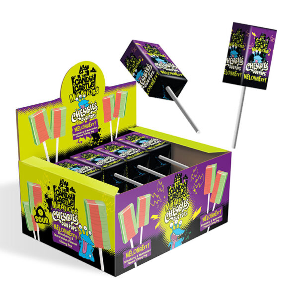 Candy Castle Duo Sour Pops Melon Berry 10g in display of 30 | CTC ...