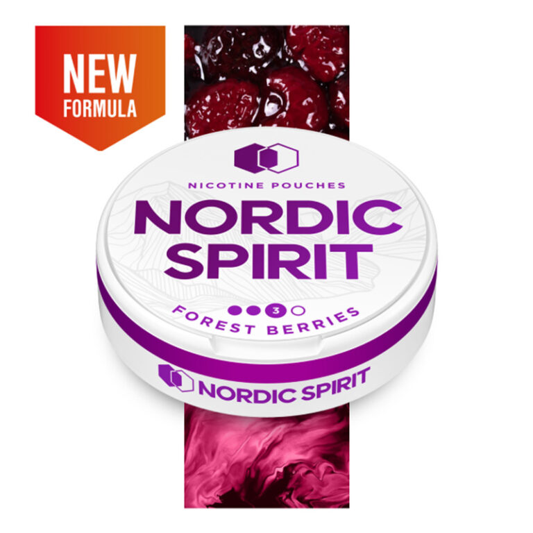 Nordic Spirit Nicotine Pouch Forest Berries Strong 9mg x 5 | CTC ...