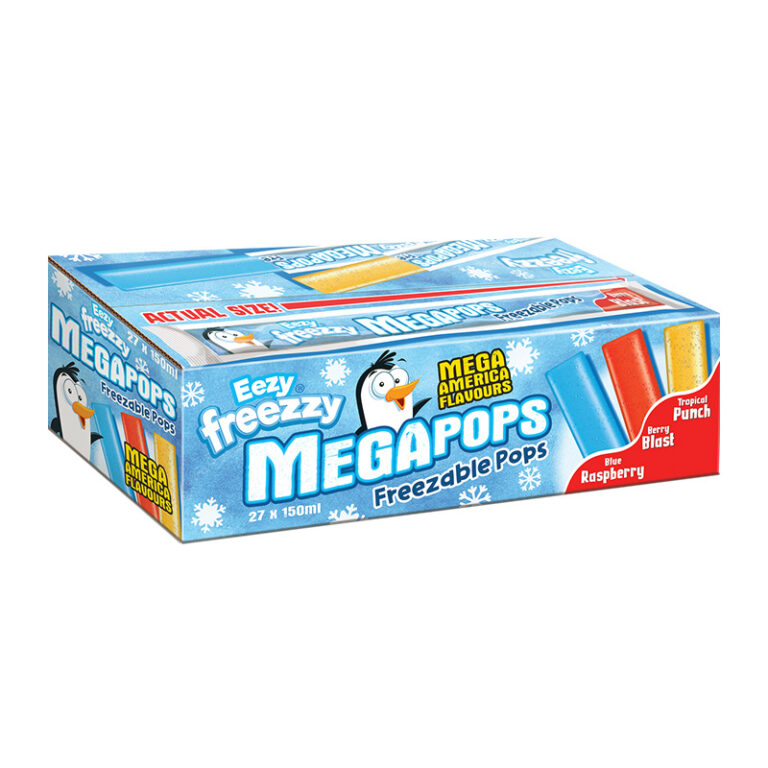 27 x Eezy Freezy Mega Pops 40cm 150ml | CTC Wholesalers