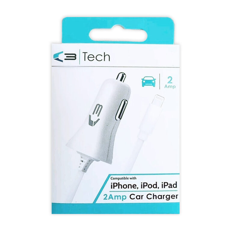 Vibe C3 Tech iPhone Lightning Car Charger | CTC Wholesalers