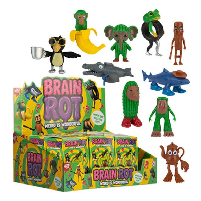 Brain Rot Mini Figures Blind Box 8cm in display of 12 | CTC Wholesalers