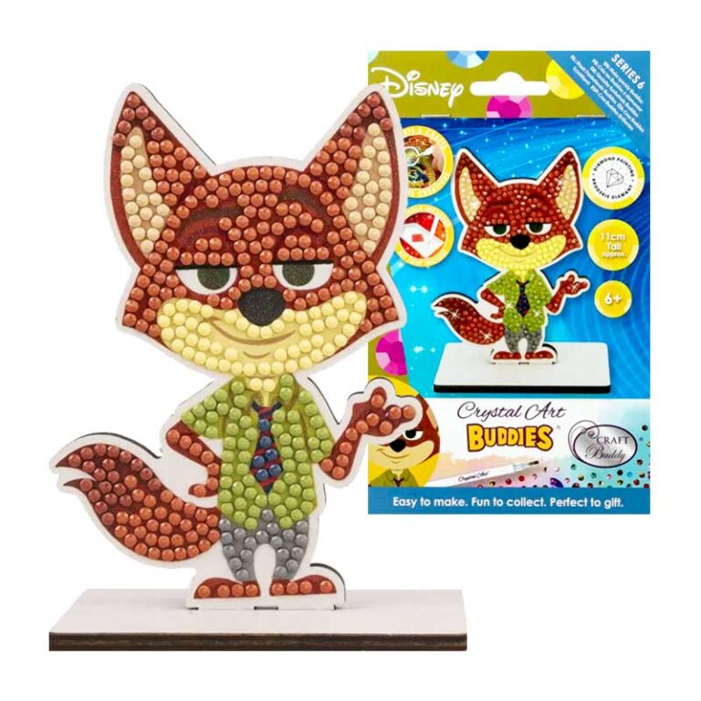 Craft Buddies Crystal Art Buddy - Nick Wilde | CTC Wholesalers