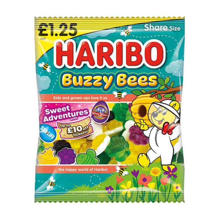 Haribo Buzzy Bees PM £1.25 140g x 12 | CTC Wholesalers