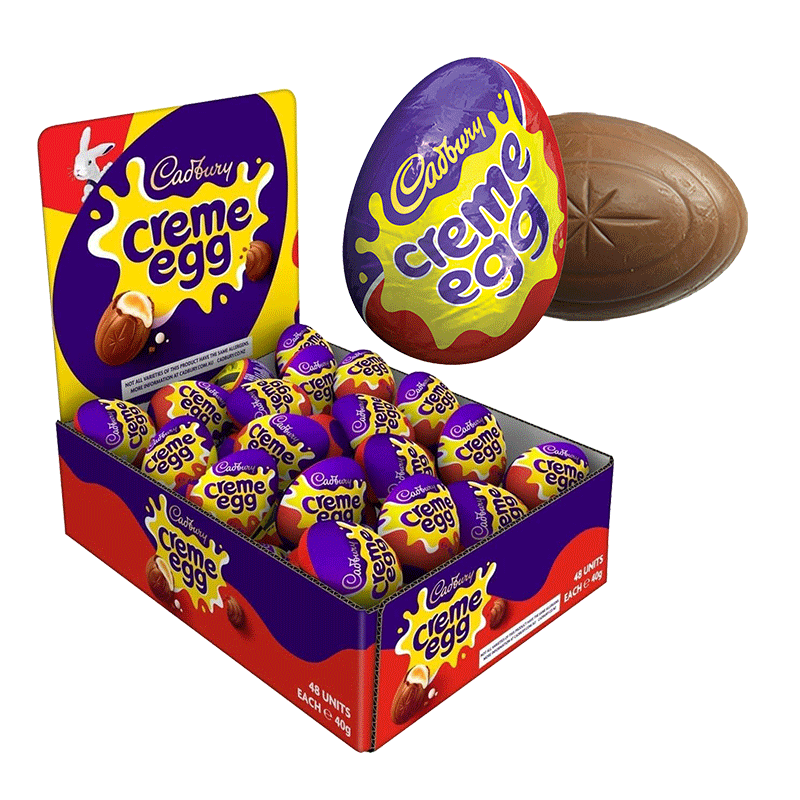 Cadburys Creme Eggs 40g in display of 48 | CTC Wholesalers
