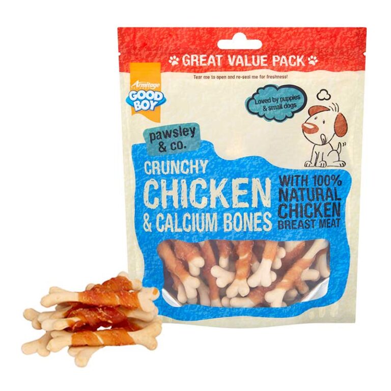 Good Boy Crunchy Chicken Calcium Bones 350g x 4 | CTC Wholesalers