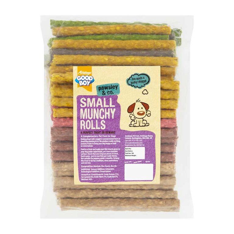 Good Boy Munchy Rolls Assorted 100 pack 900g x 10 | CTC Wholesalers