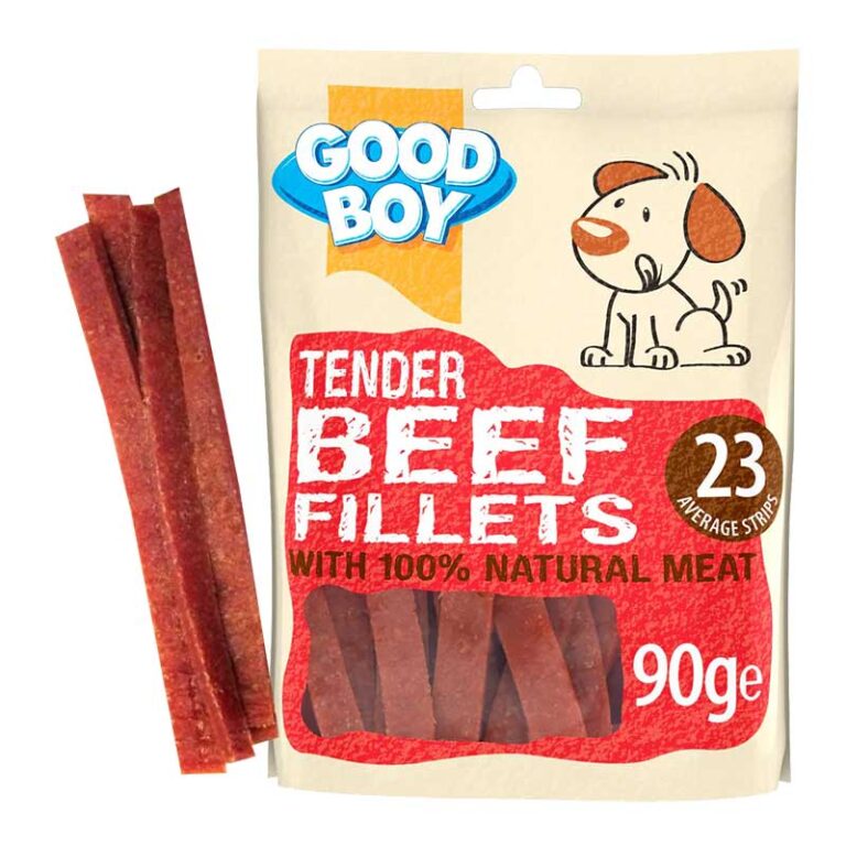 Good Boy Tender Beef Fillets 90g x 10 | CTC Wholesalers