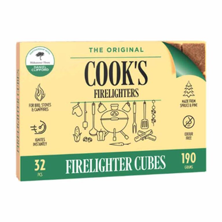 Cook's Firelighter Cubes 32's in a Display of 12 5% VAT at Retail | CTC ...
